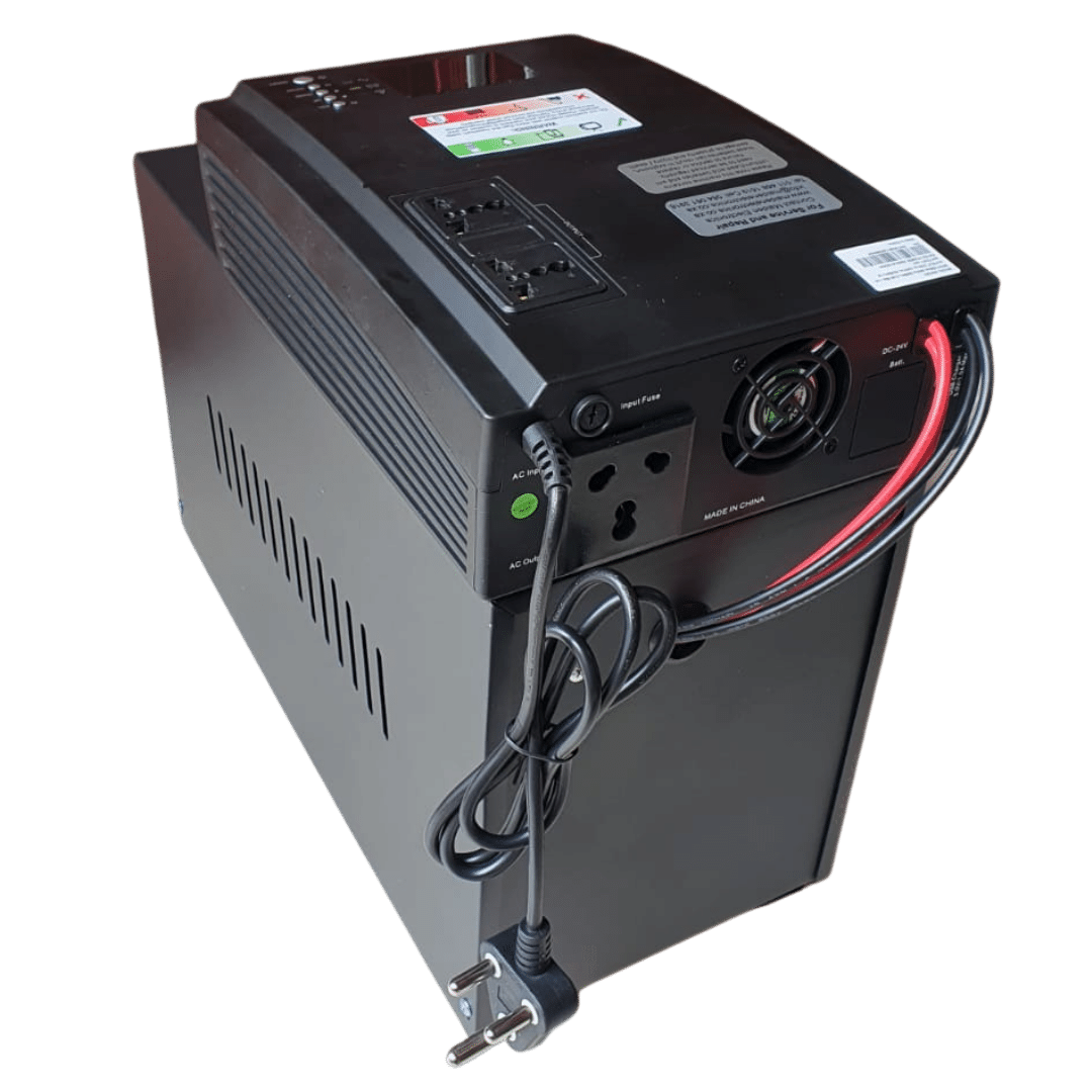 900W Backup Power Kit: Portable Power (Steel Trolley) + 105Ah Deep ...